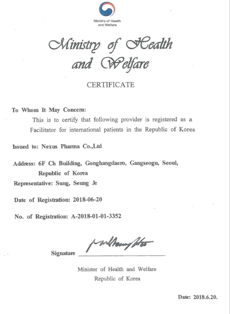 Nexus Pharma Credentials | Certifications and Quality Assurance